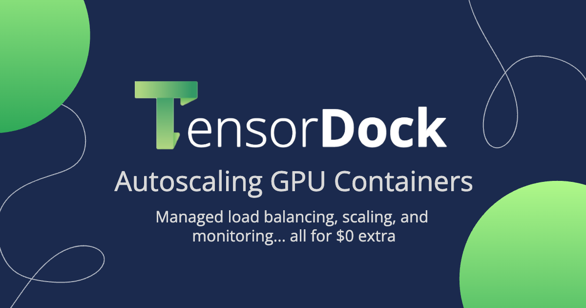 Managed GPU Containers — TensorDock